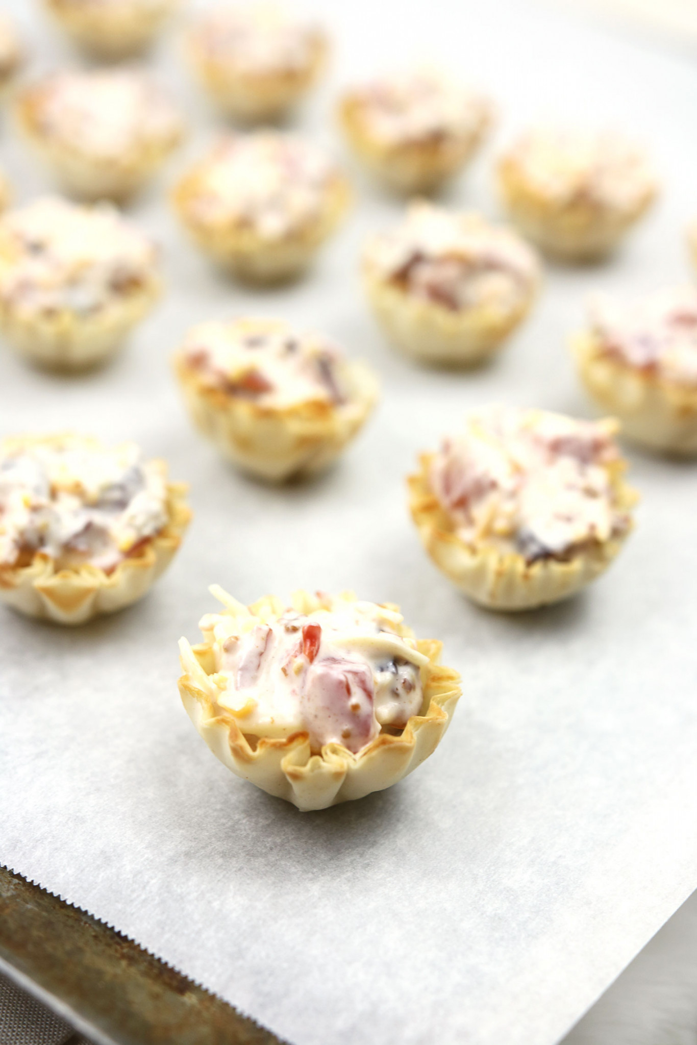 Oozy & Cheesy Bacon RO*TEL Appetizer Cups for Holiday Gatherings ...