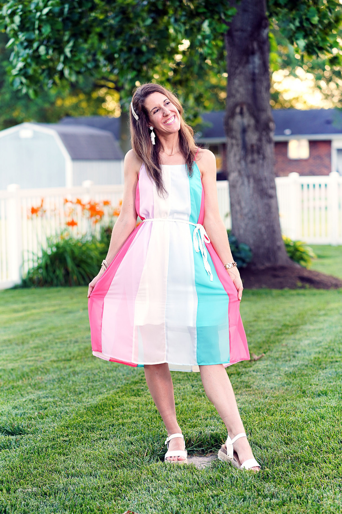 Thursday Fashion Files Link Up #265 – Cheerful Summer Dress in the ...
