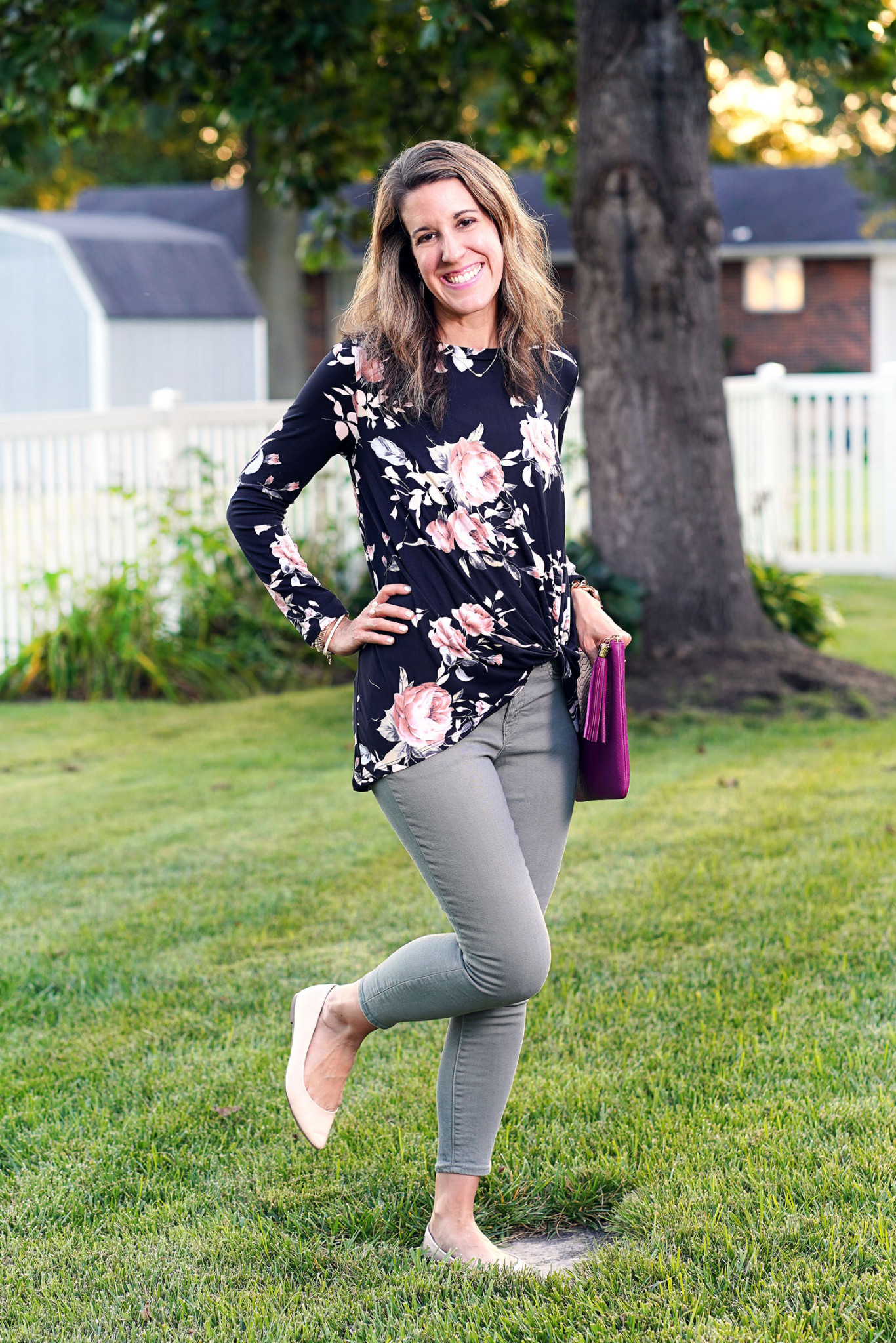 Thursday Fashion Files Link Up #274 – Dark Florals for the Fall - Curly ...