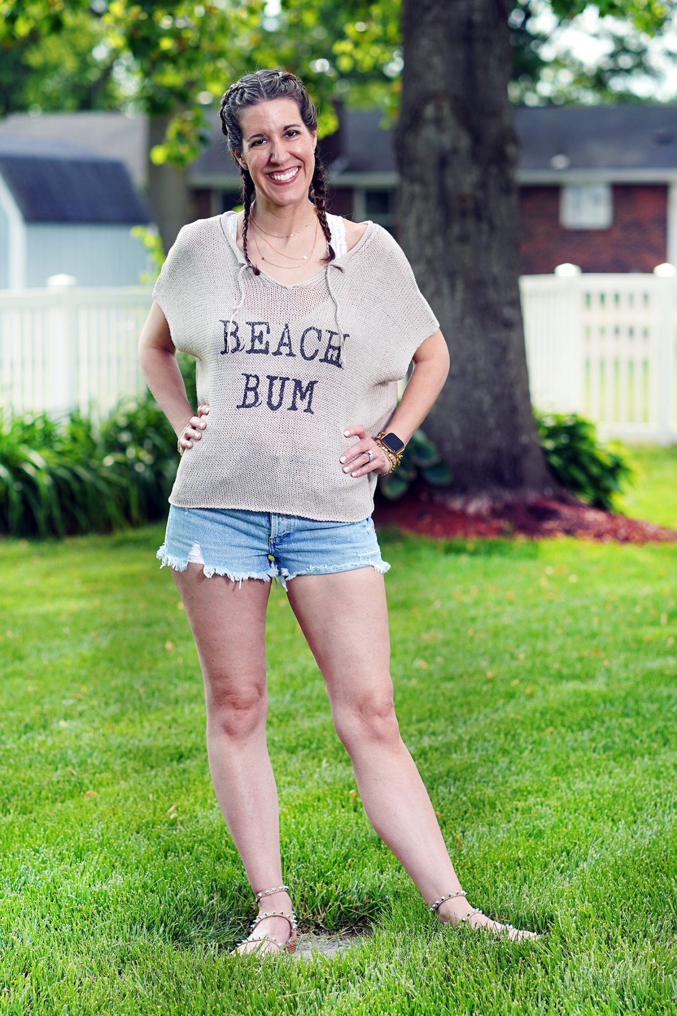 Thursday Fashion Files Link Up #308 – Beach Bummin' - Curly Crafty Mom
