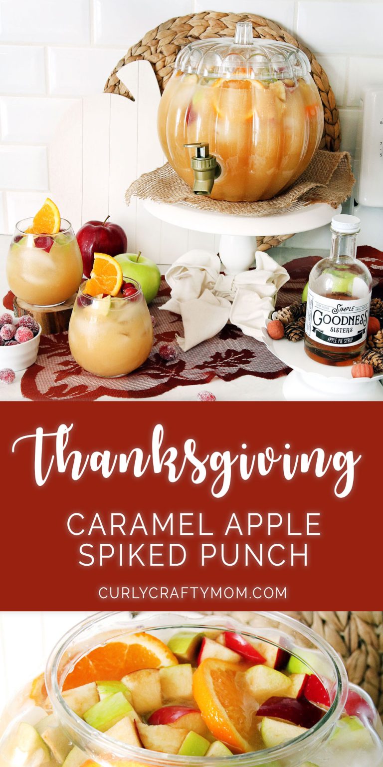 Thanksgiving Caramel Apple Spiked Punch {Simple Goodness Sisters ...