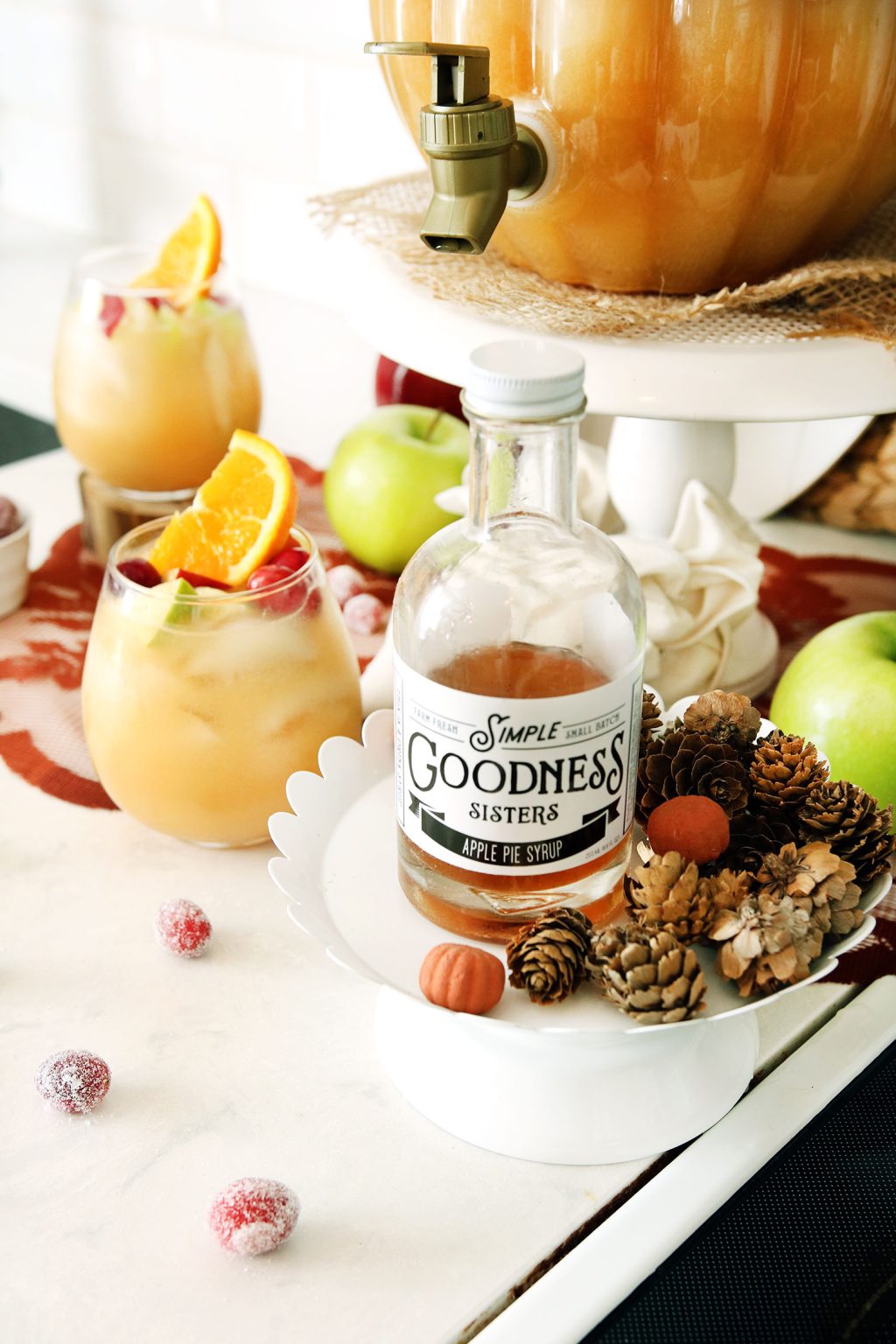 Thanksgiving Caramel Apple Spiked Punch {Simple Goodness Sisters ...